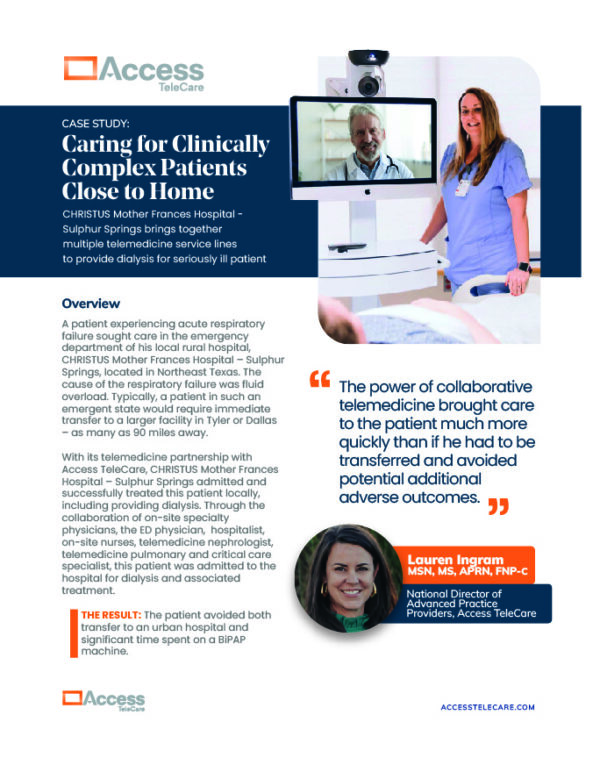 Expanding Services Through Telemedicine - Access TeleCare