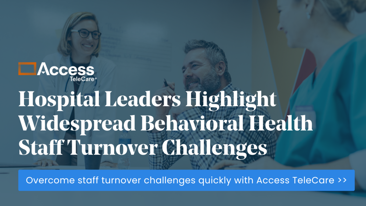 Virtual Care for Behavioral Health Hospitals | Access TeleCare